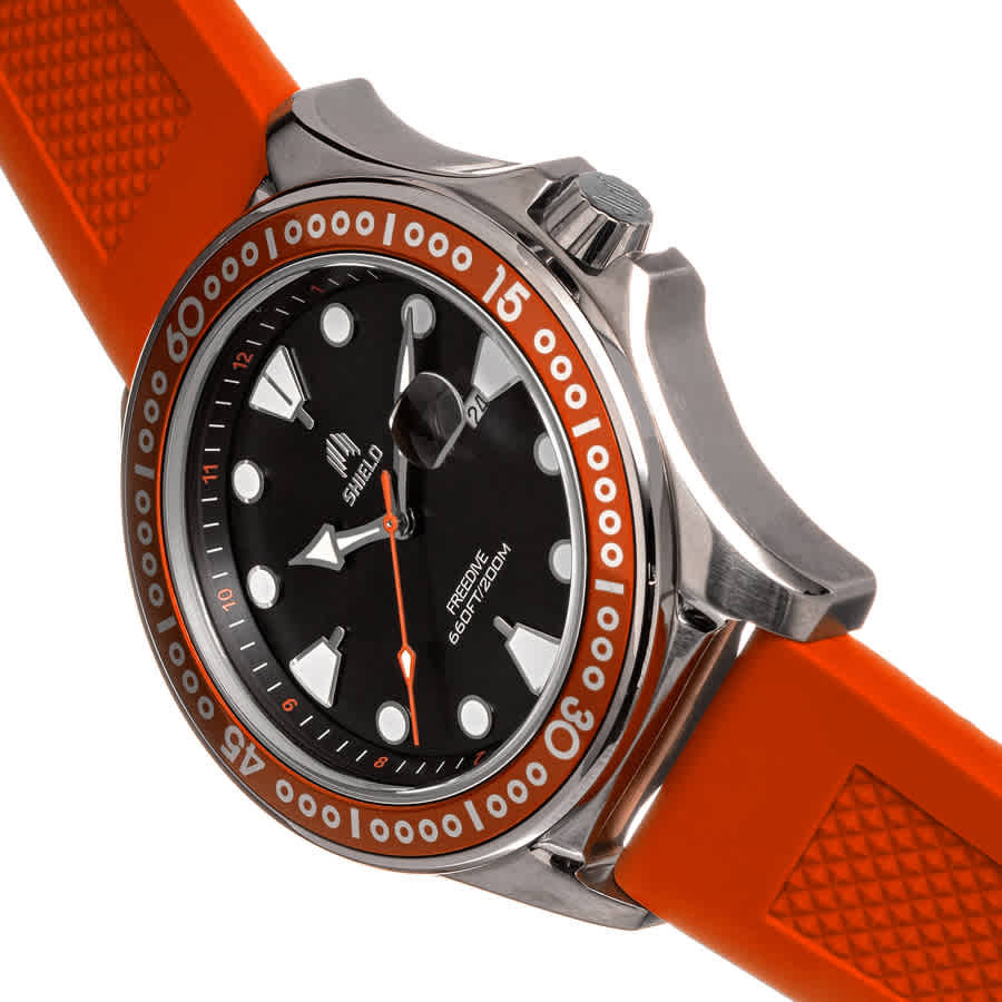 Shield Freedive Quartz Black Dial Mens Watch SLDSH115-2 Shield