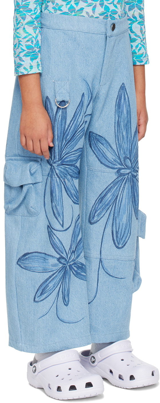 Collina Strada SSENSE Exclusive Kids Blue Lawn Jeans Collina Strada