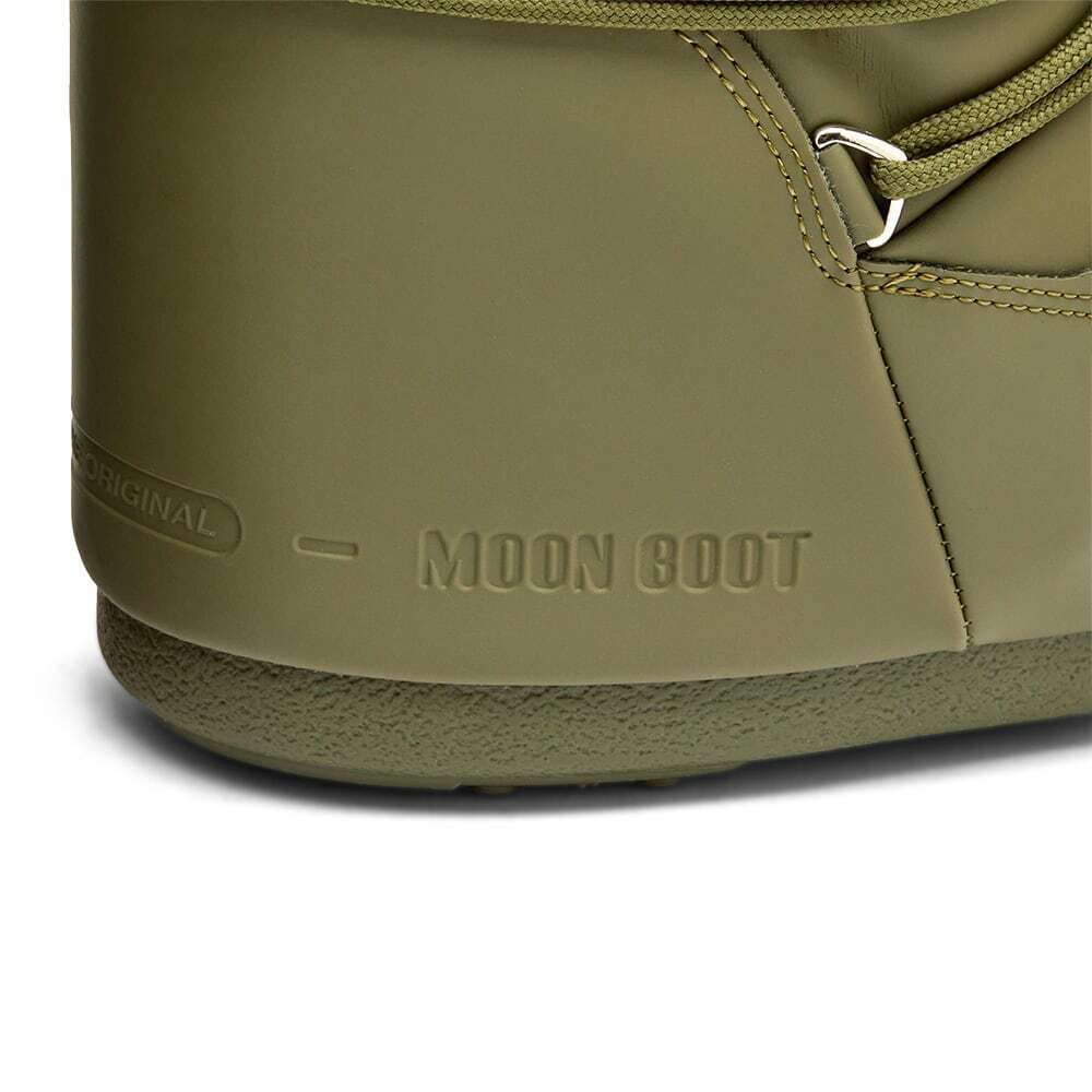 Moon Boot Women's Icon Low Rubber Boot in Khaki Moon Boot