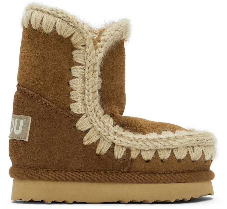Mou Baby Tan Suede Ankle Boots Mounser
