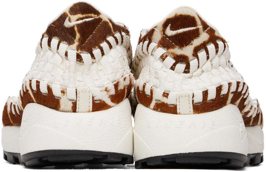 Nike Off-White & Brown Footscape Sneakers Nike