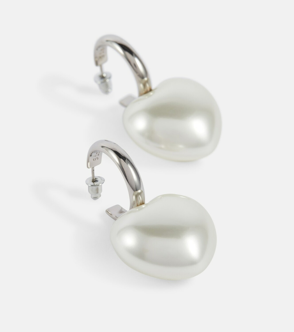 Simone Rocha Faux pearl hoop earrings Simone Rocha