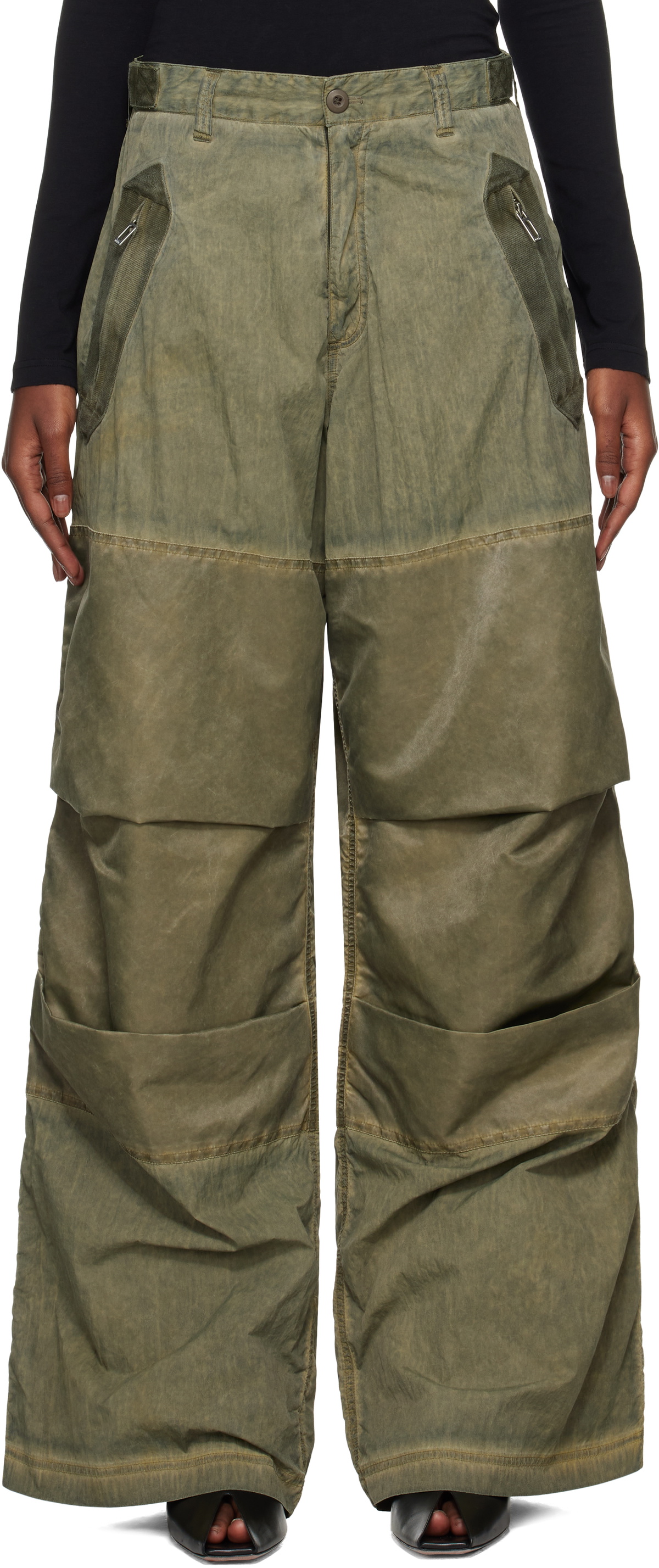 032c Khaki 'Clay' Utility Trousers 032c