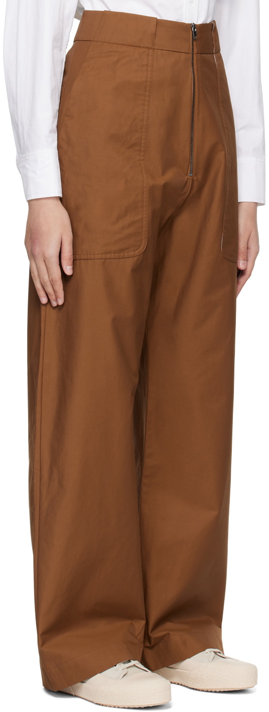 Studio Nicholson Brown Meyer Trousers Studio Nicholson