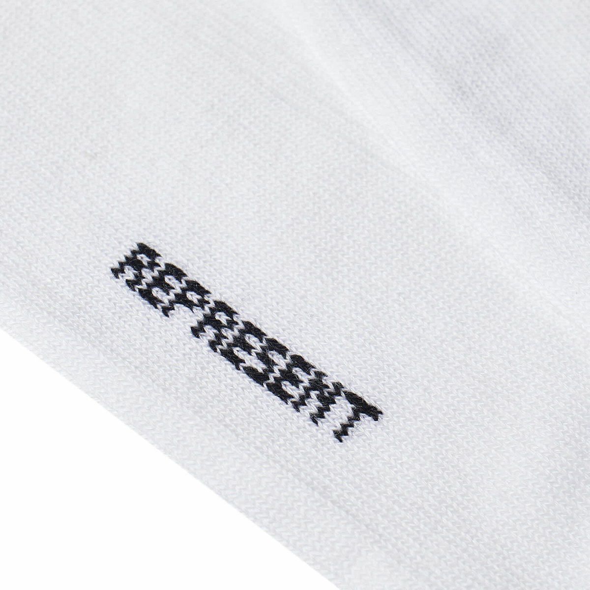 Represent Men's Initial Sock in White Black Represent