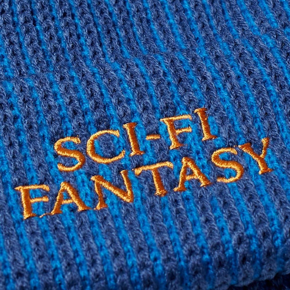 Sci-Fi Fantasy Men's Logo Beanie in Blue And Navy Sci-Fi Fantasy