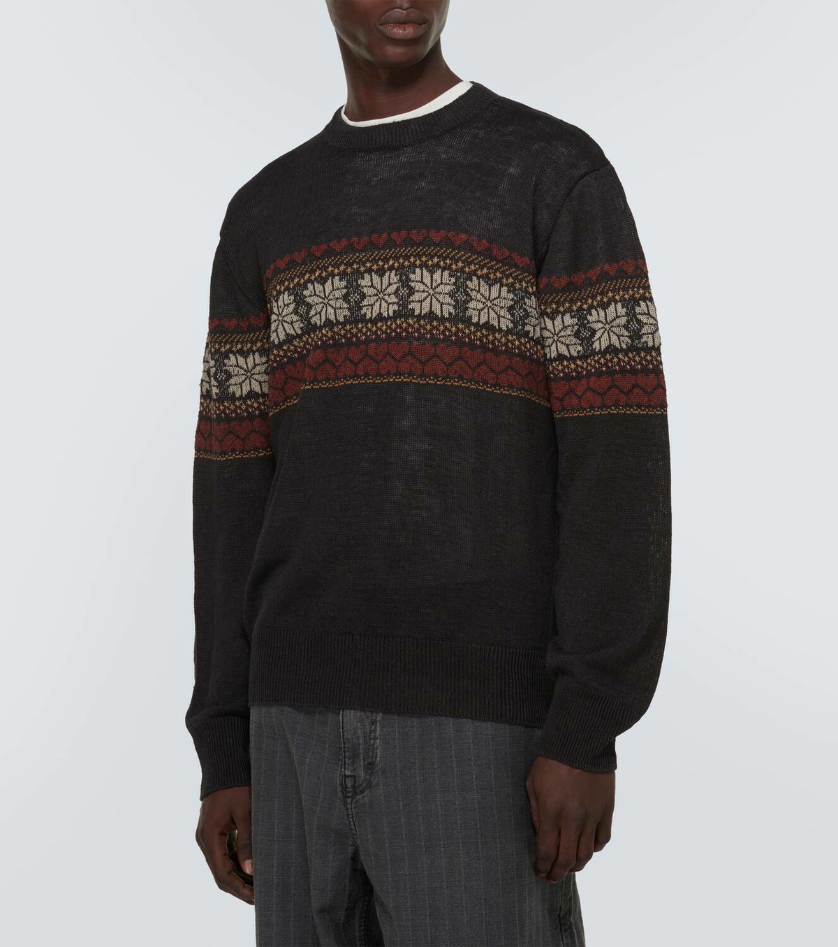 Our Legacy Base Fair Isle hemp sweater Our Legacy