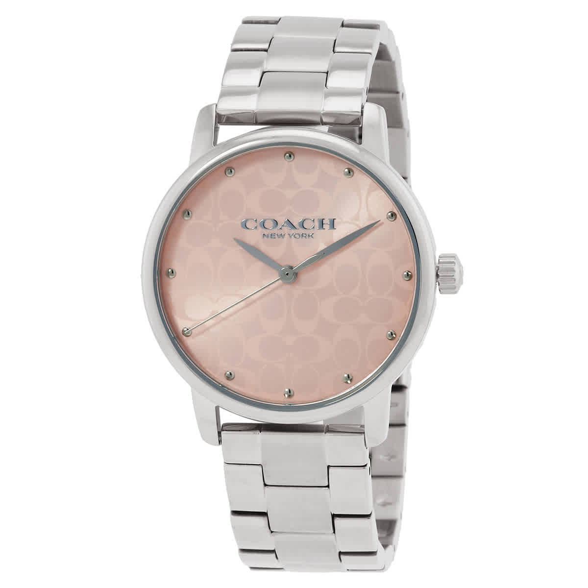 Coach Grand Quartz Pink Dial Watch & Strap Gift Set 14000088 Coach