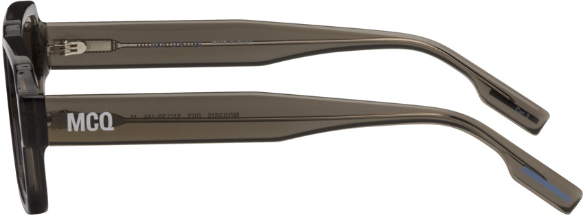 MCQ Gray Rectangular Sunglasses McQ Alexander McQueen
