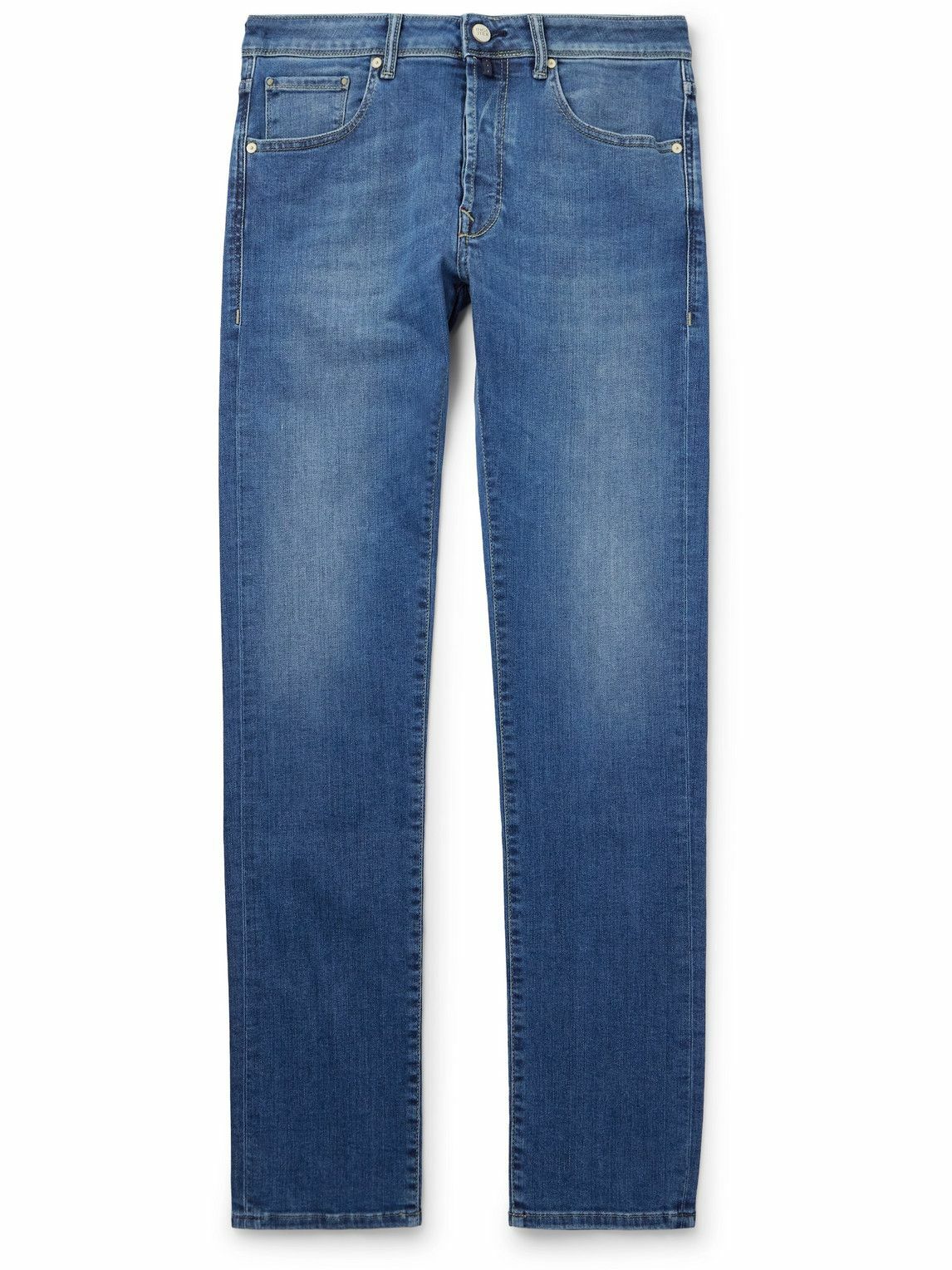 Incotex - Blue Division Slim-Fit Straight-Leg Jeans - Blue Incotex