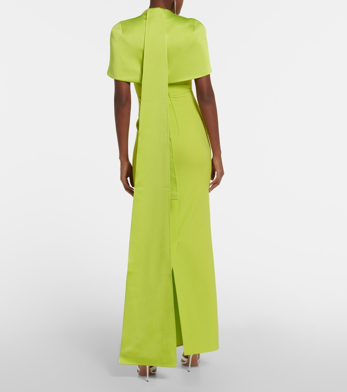 Safiyaa Kalika crêpe gown Safiyaa