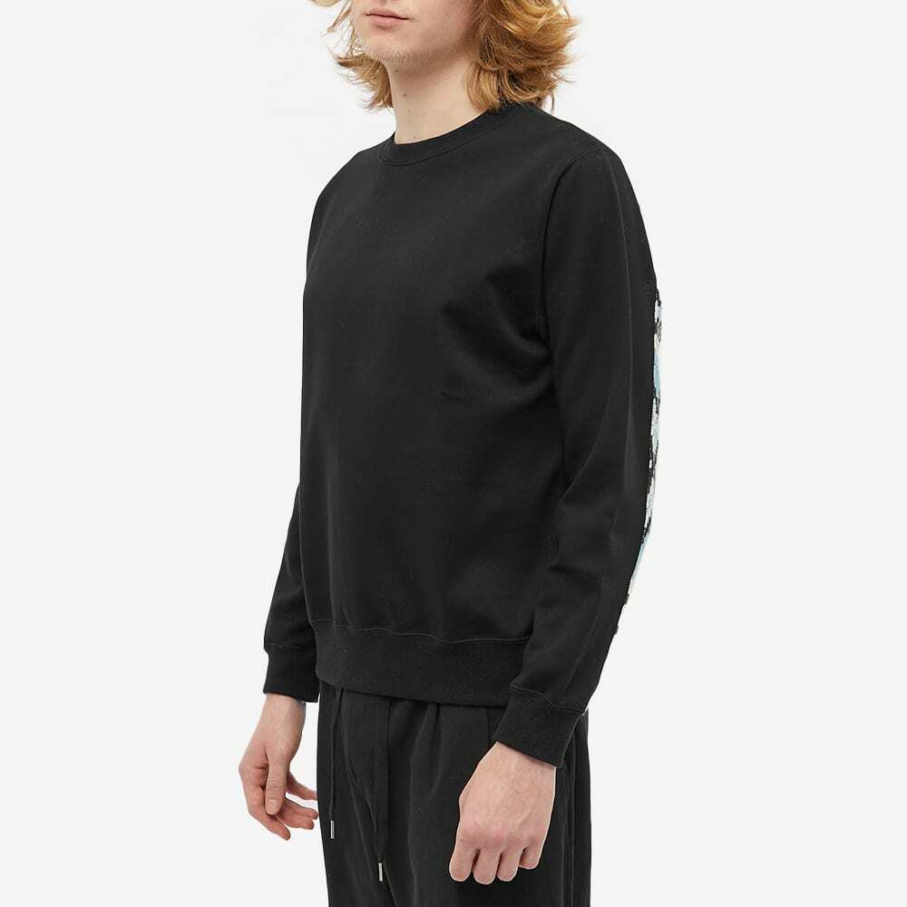 Uniform Experiment Men's Paneled Sleeve Crew Sweat in Black Uniform ...