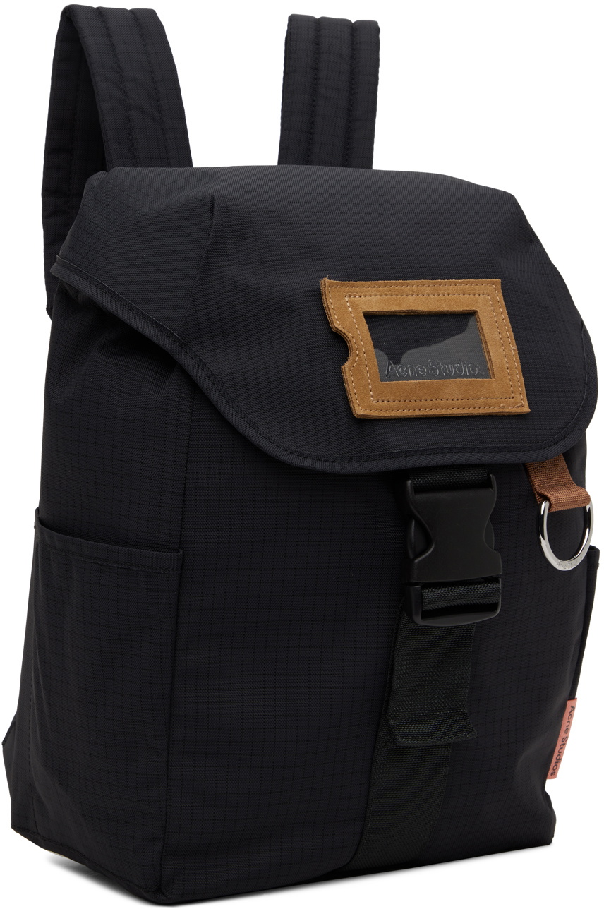 Acne Studios Black ID Backpack Acne Studios