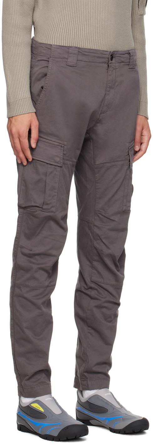 C.P. Company Taupe Lens Ergonomic Cargo Pants C.P. Company