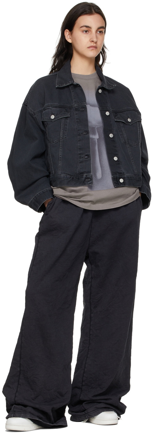 Acne Studios Grey Morris Denim Jacket Acne Studios
