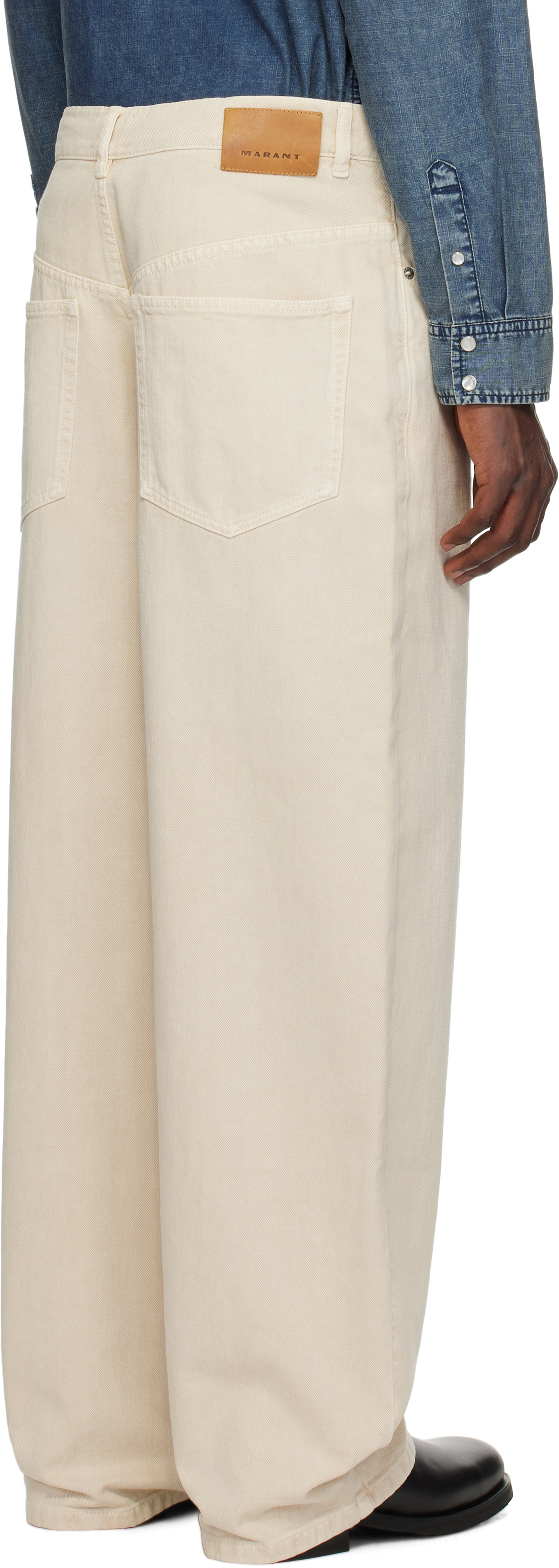 Isabel Marant Beige Jameson Jeans Isabel Marant