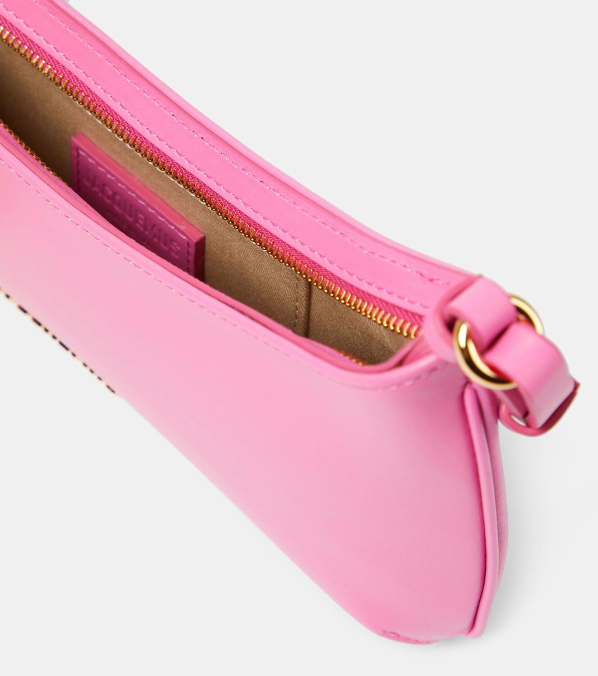 Jacquemus Le Bisou Perle leather shoulder bag Jacquemus