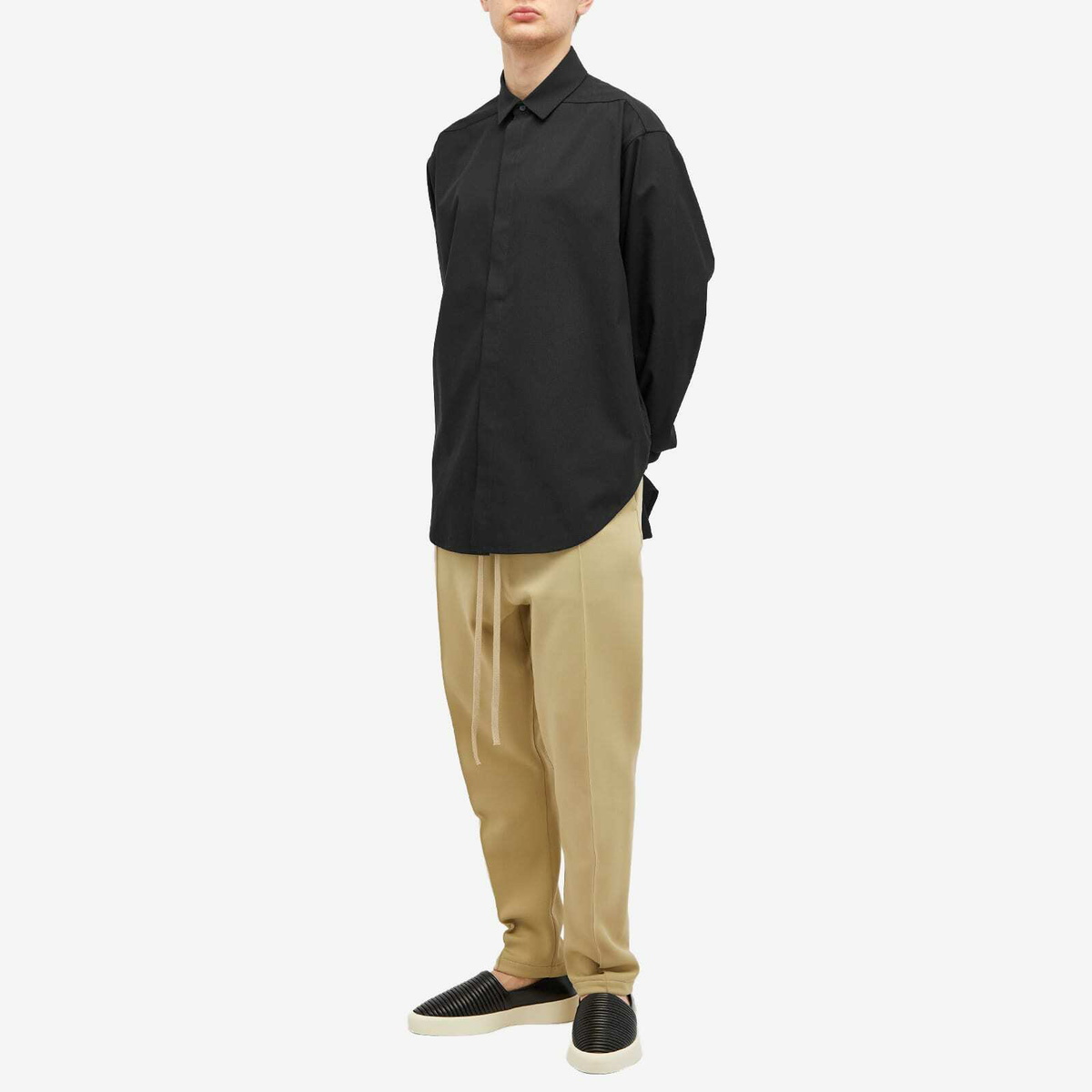 Fear of God Men's 8th Half Packet Shirt in Black Fear Of God