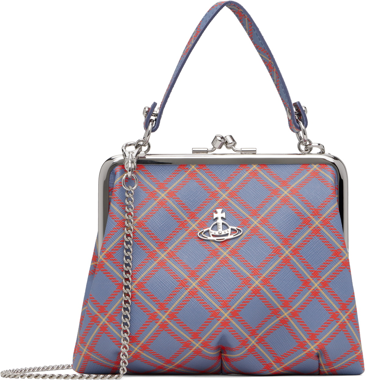 Vivienne Westwood Blue & Orange Granny Frame Bag Vivienne Westwood