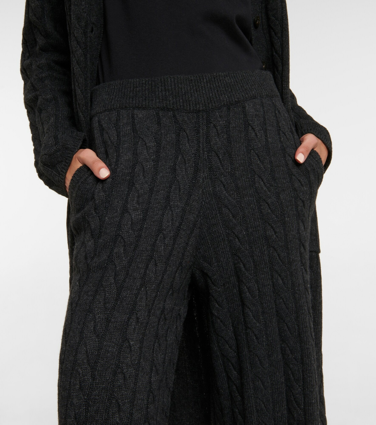 Joseph - Cable-knit wide-leg sweatpants Joseph
