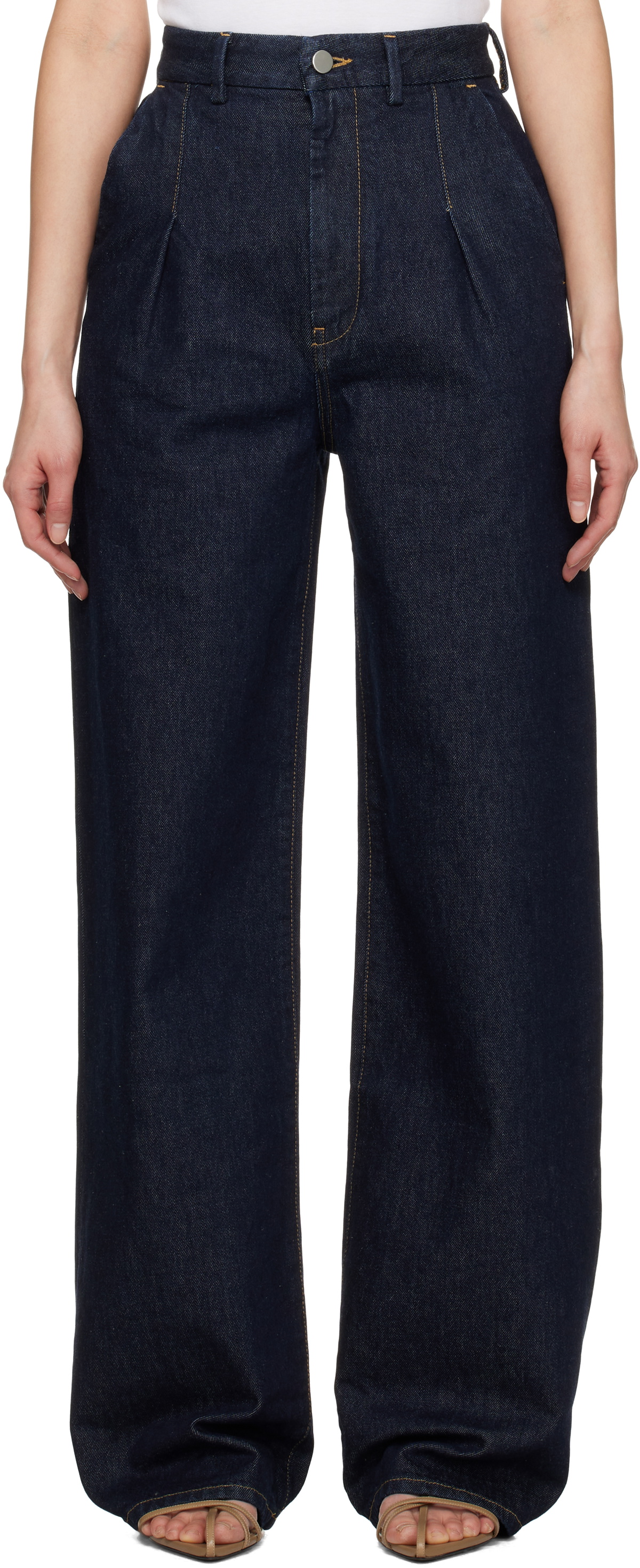 Loulou Studio Indigo Attu Jeans Loulou Studio