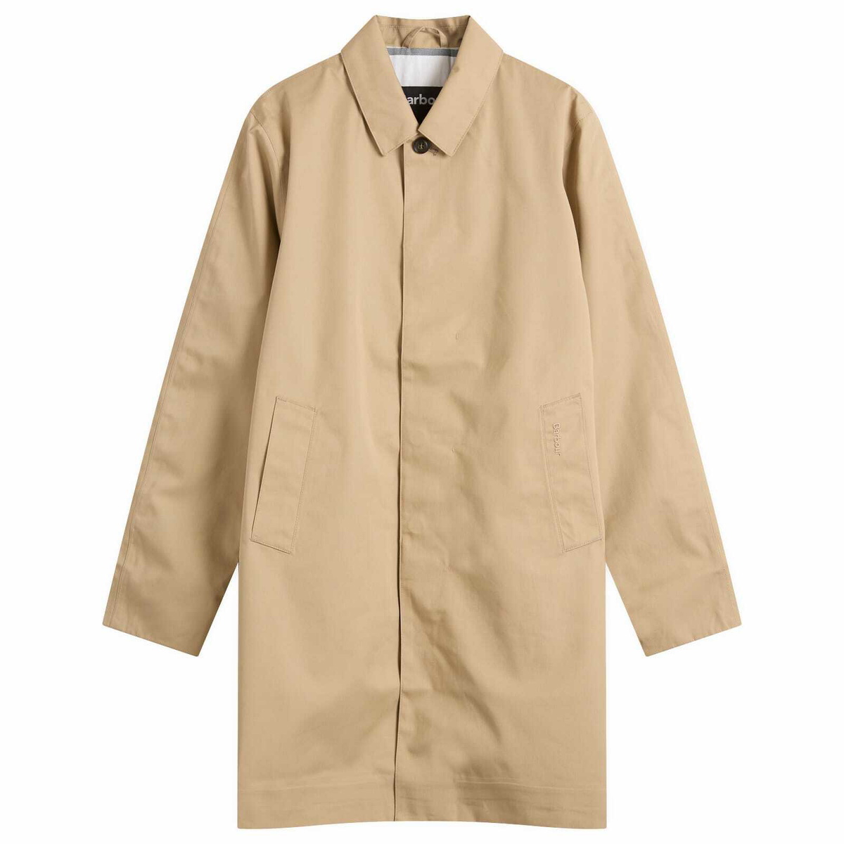 Barbour Men's Lorden Waterproof Mac in Washed Stone Barbour