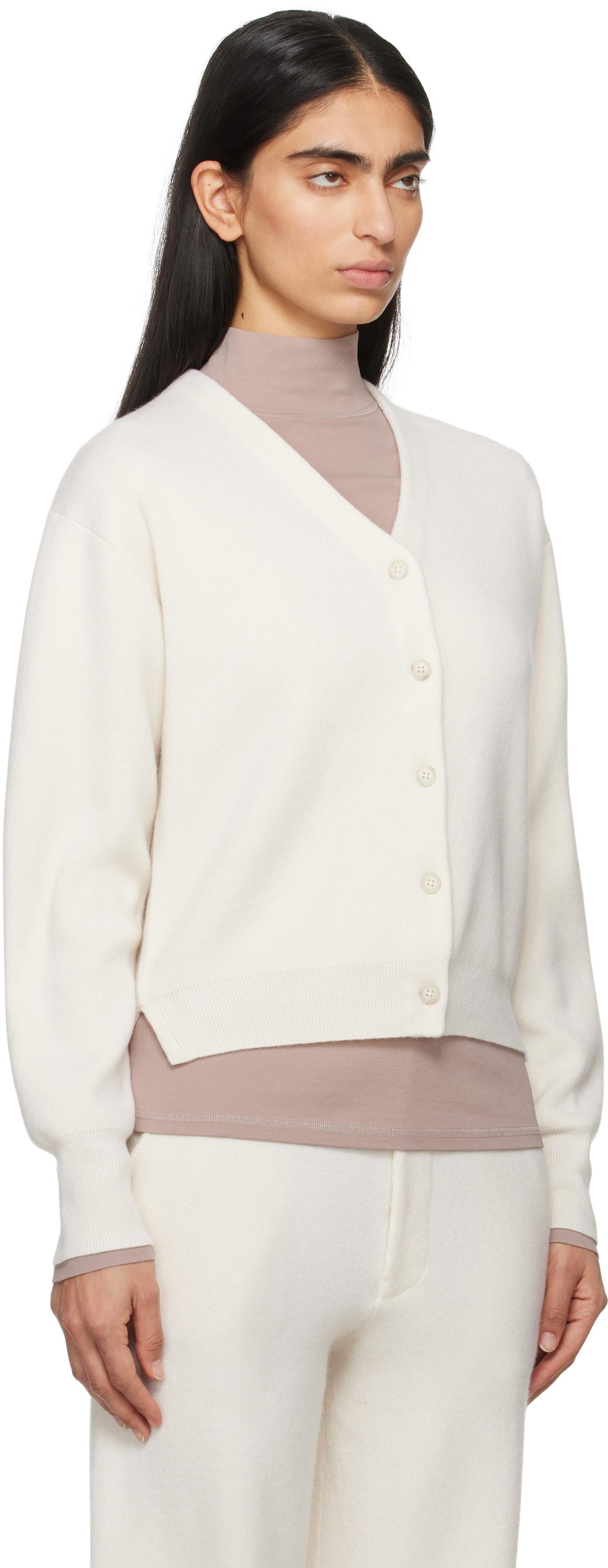 Guest in Residence Off-White Collegiate Cardigan Guest in Residence