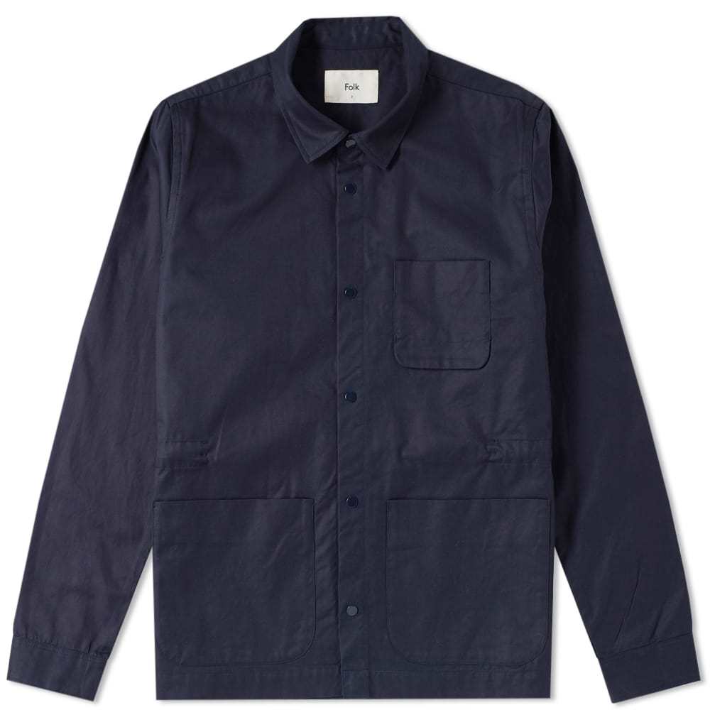 Folk Painters Jacket Blue Folk