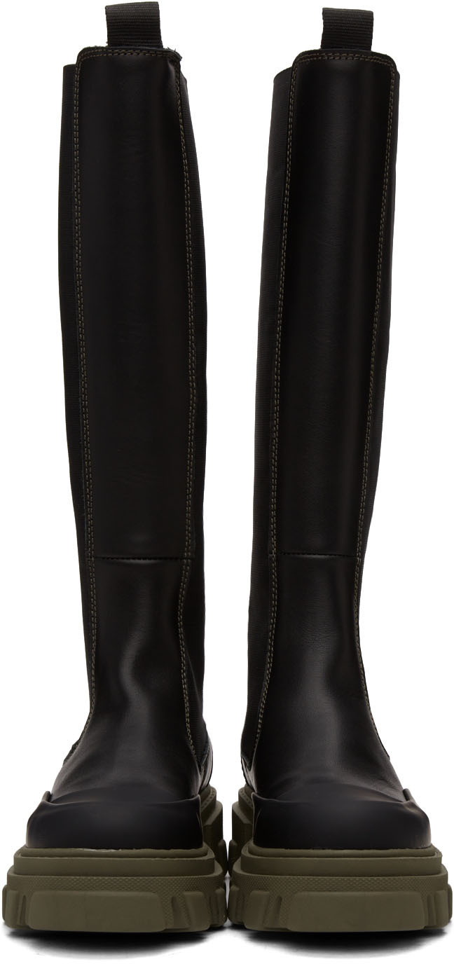 GANNI Black Tall Chelsea Boots GANNI
