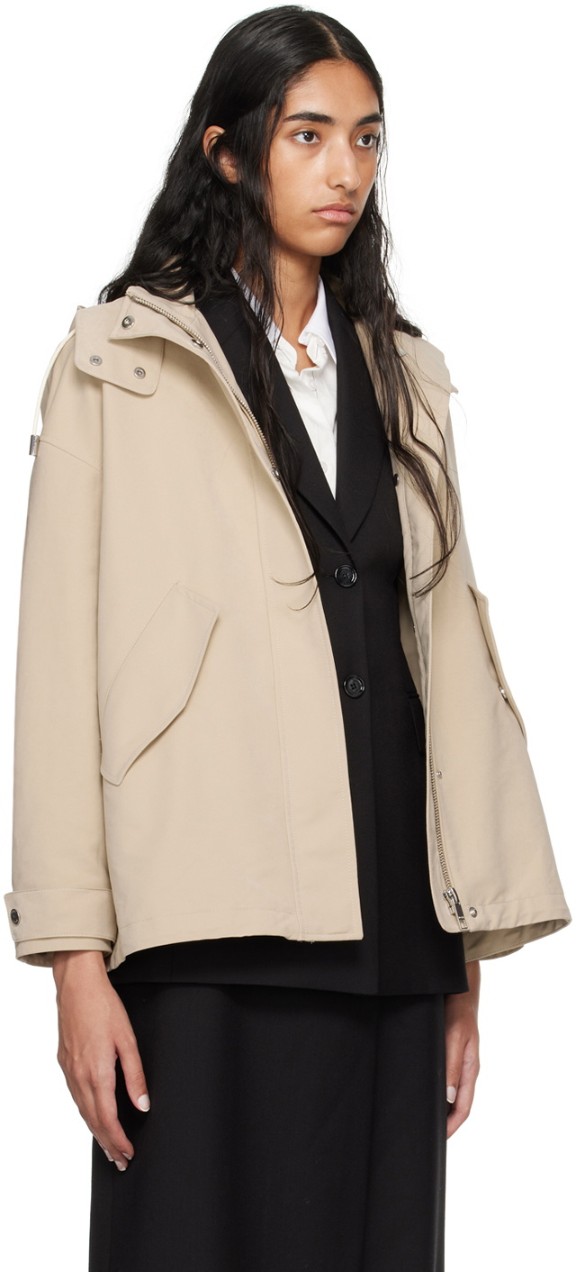 BOSS Beige HoodedJacket BOSS