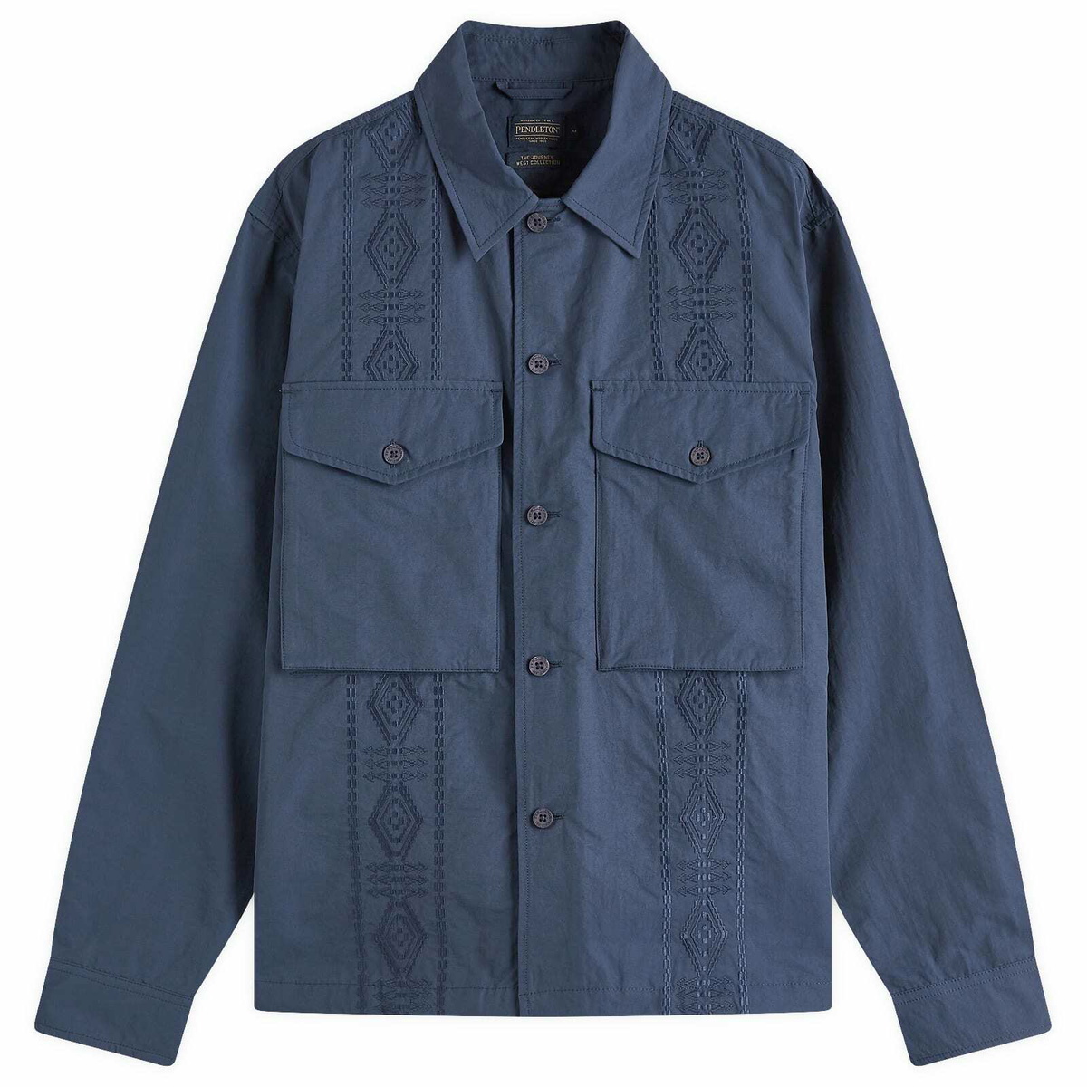 Pendleton Men's Parachute Overshirt in Navy Pendleton