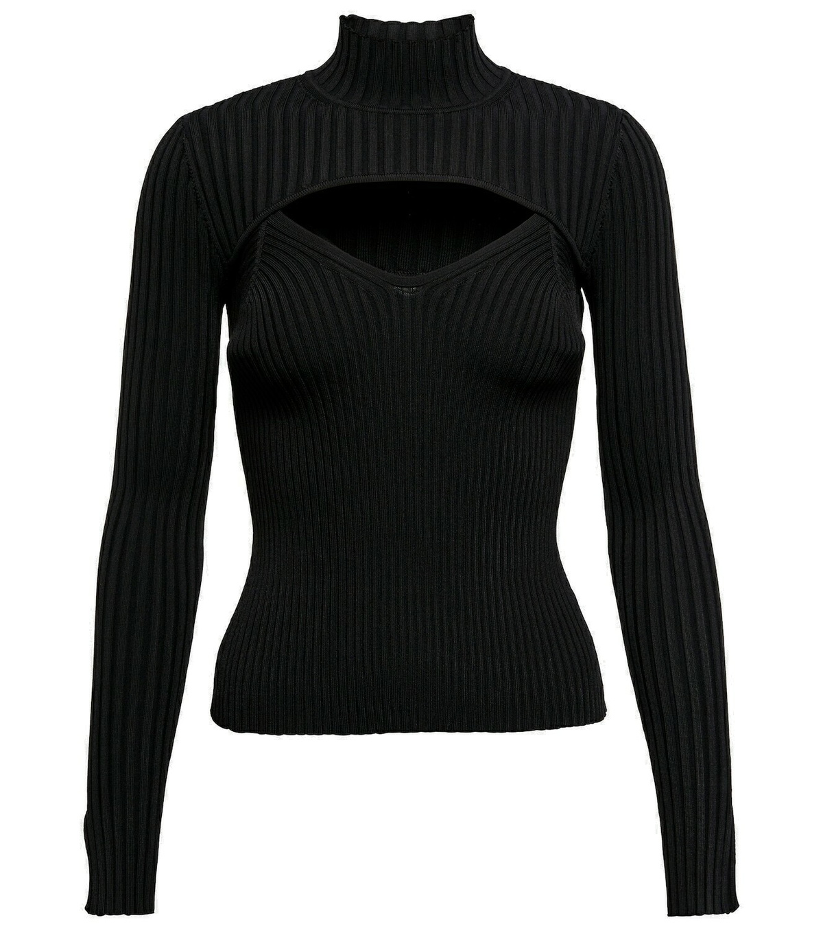 Simkhai - Ribbed-knit layered top Simkhai