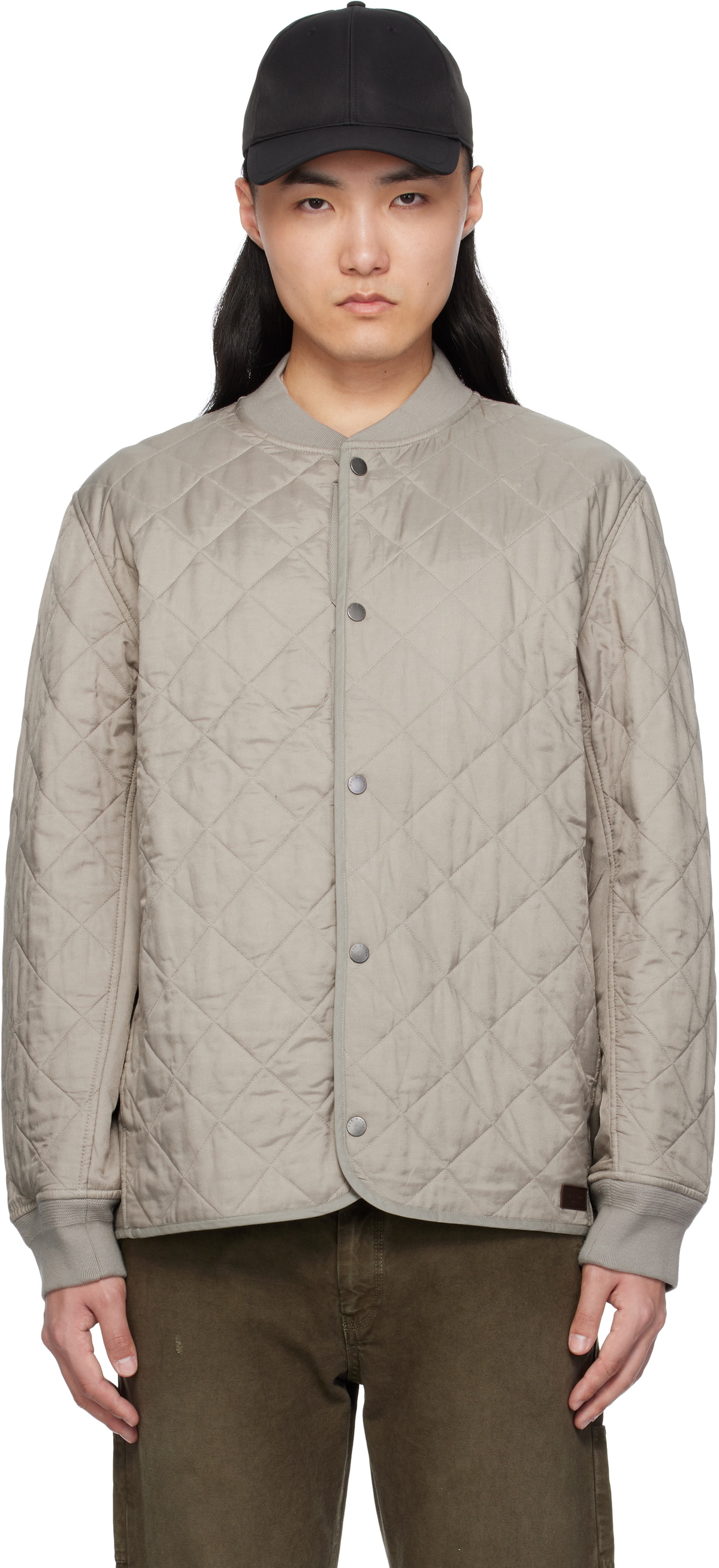 rag & bone Gray Focus Quilted Liner Jacket Rag and Bone