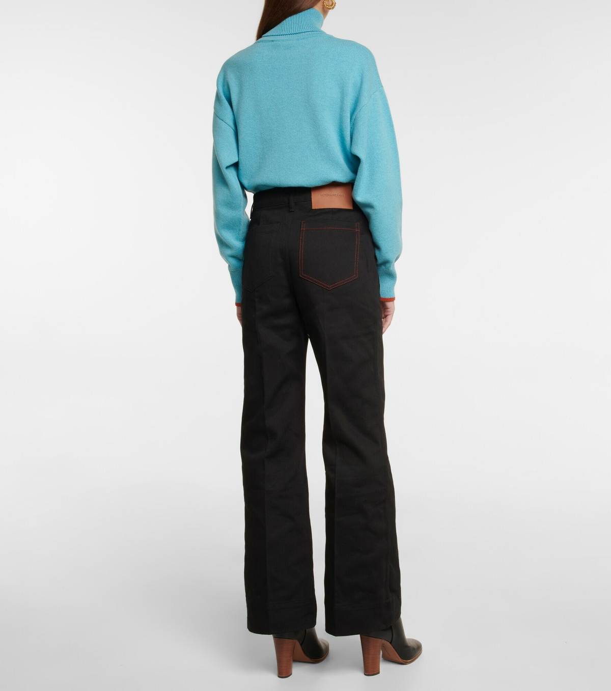 Victoria Beckham - High-rise wide-leg jeans Victoria Beckham