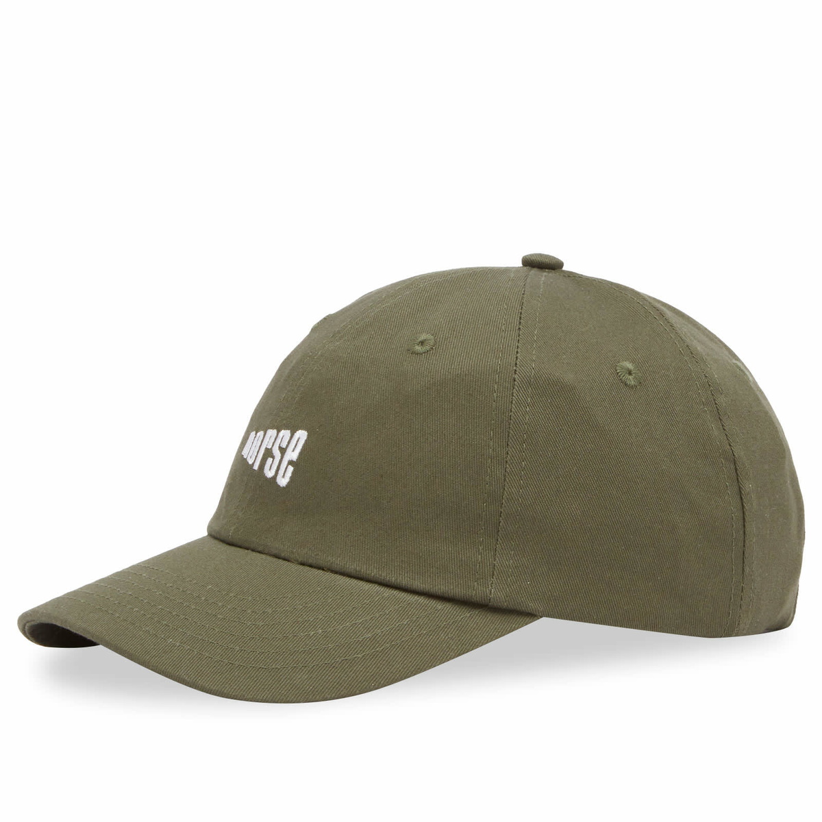 Norse Projects Men's NORSE Twill Cap in Ivy Green Norse Projects