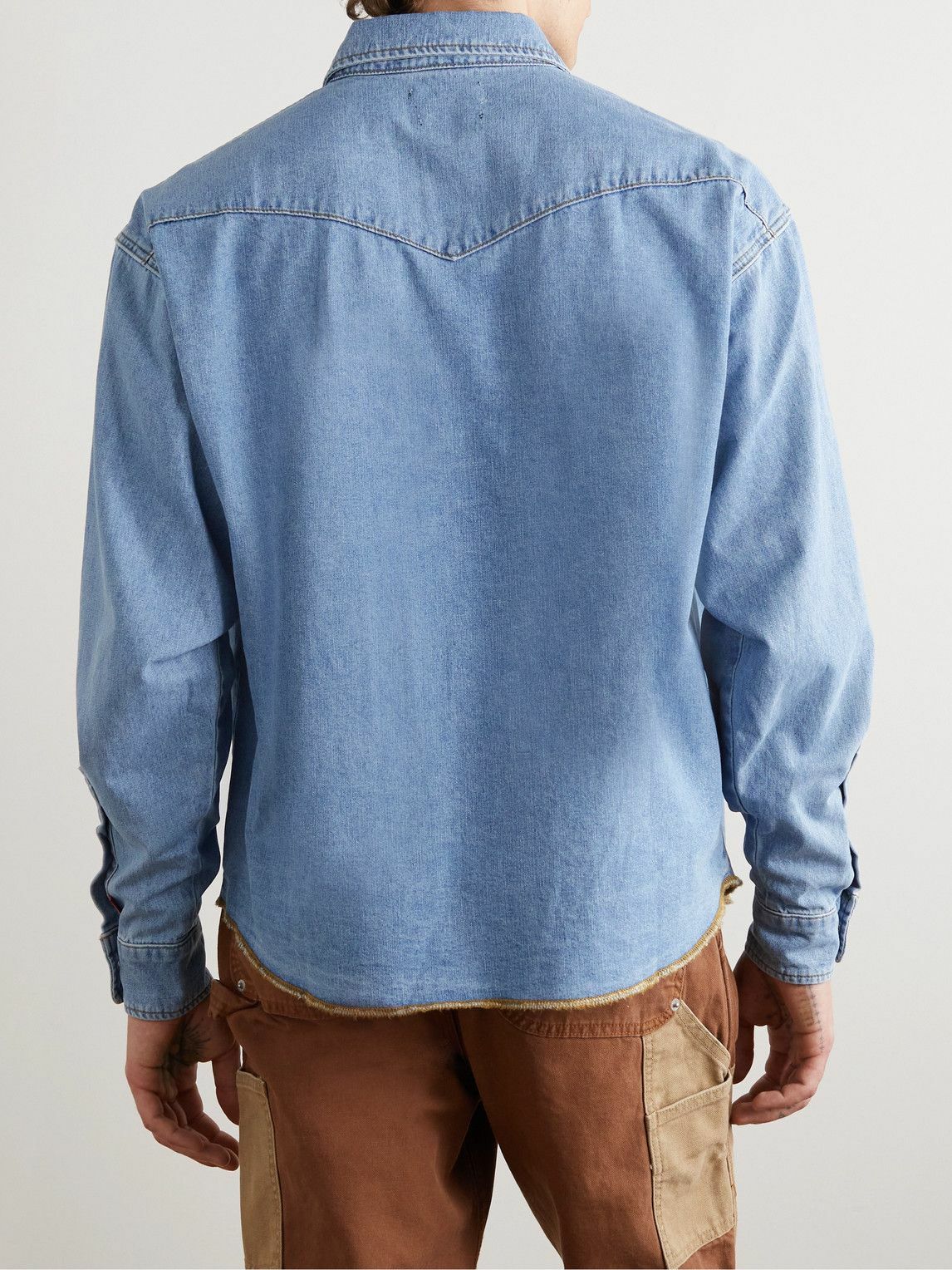 CHERRY LA - Embroidered Denim Jacket - Unknown CHERRY LA