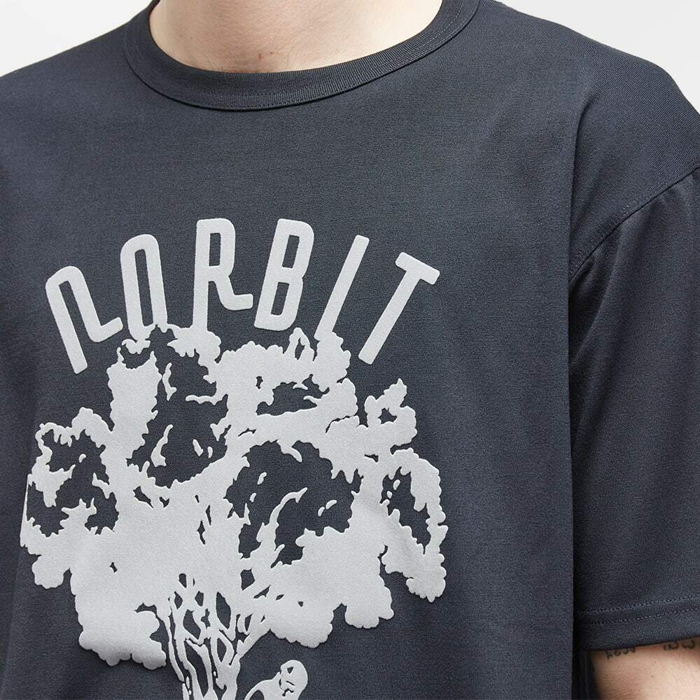 Norbit by Hiroshi Nozawa Men's Back Seam Print T-Shirt in Navy Norbit ...