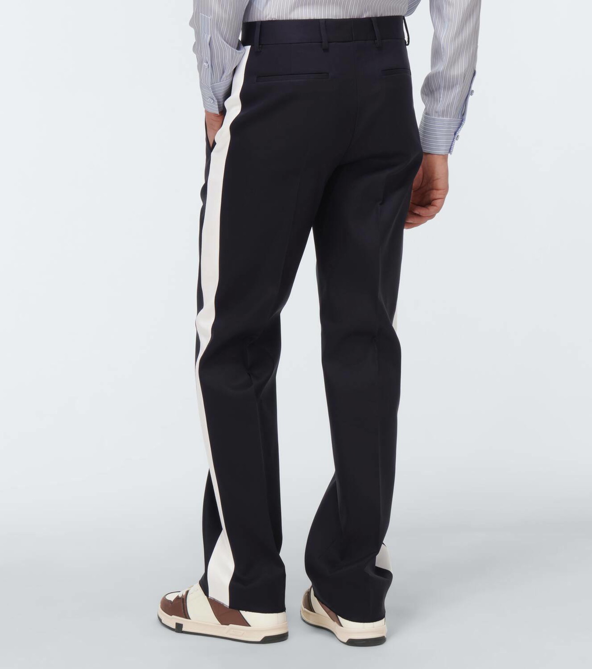 Valentino Side-striped cotton pants Valentino