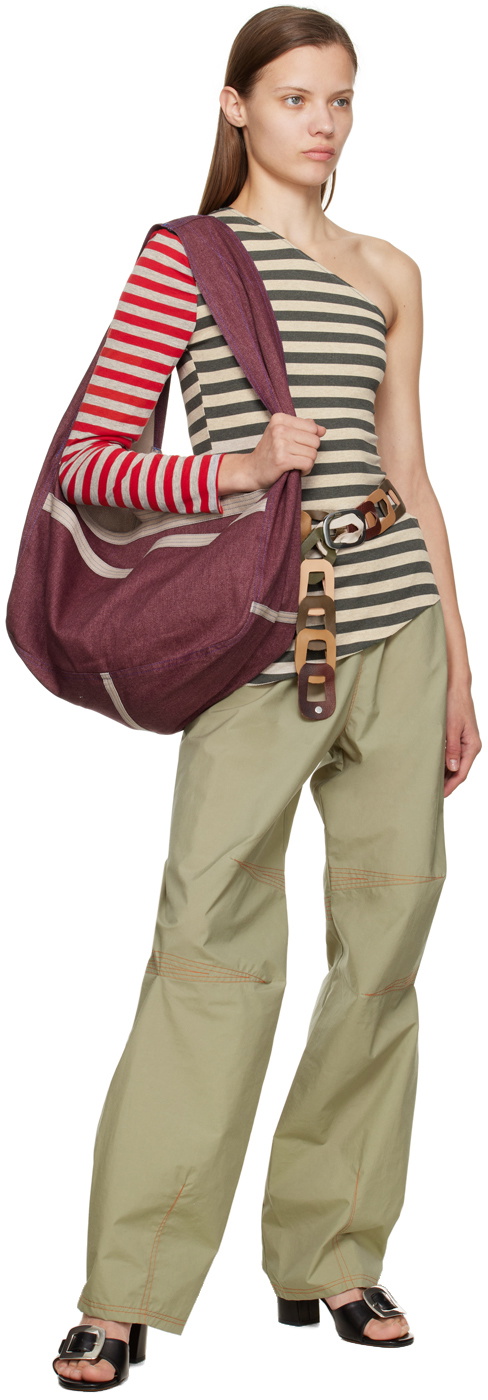 SC103 Burgundy Cocoon Bag SC103