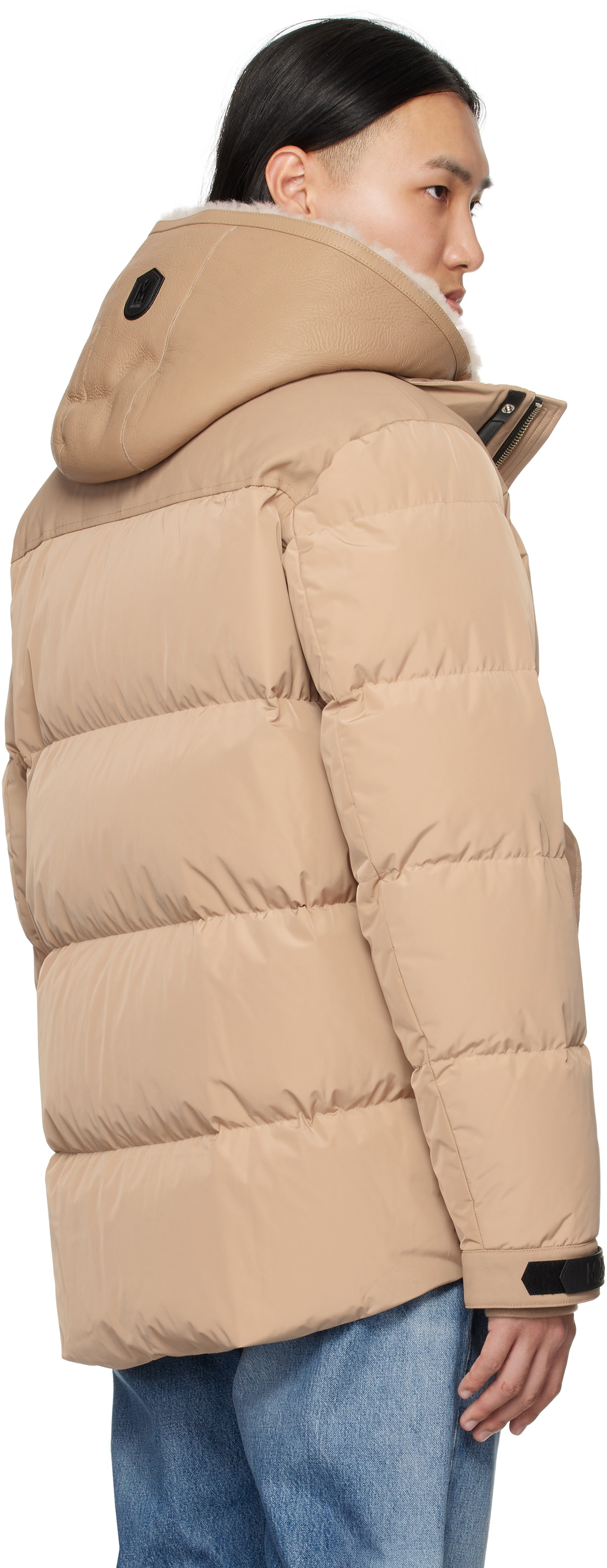 MACKAGE Tan Riley Classic Down Jacket Mackage