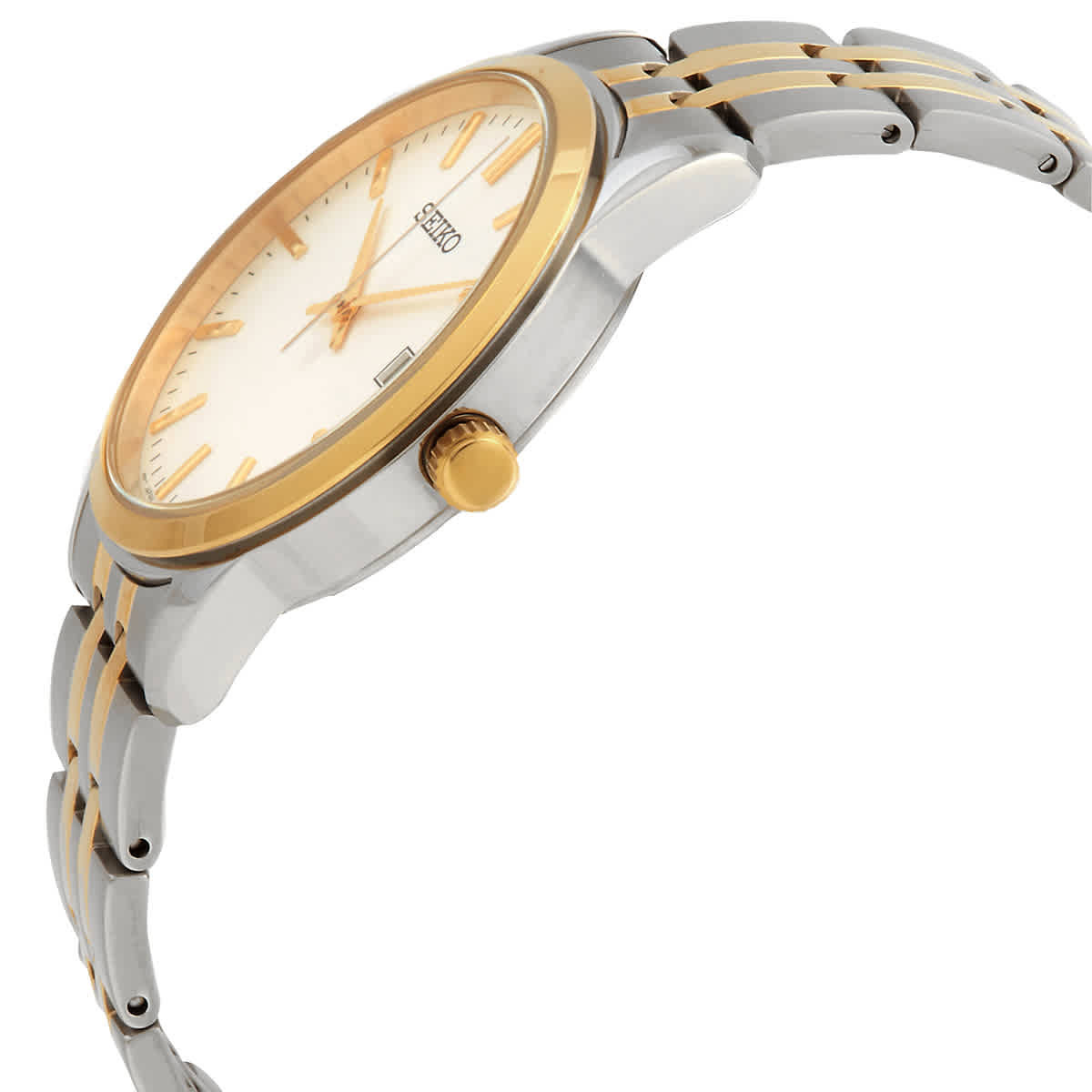 Seiko Essentials Quartz White Dial Mens Watch SUR402P1 Seiko