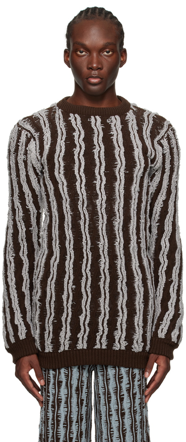 Isa Boulder Brown & Gray Cactus Sweater Isa Boulder