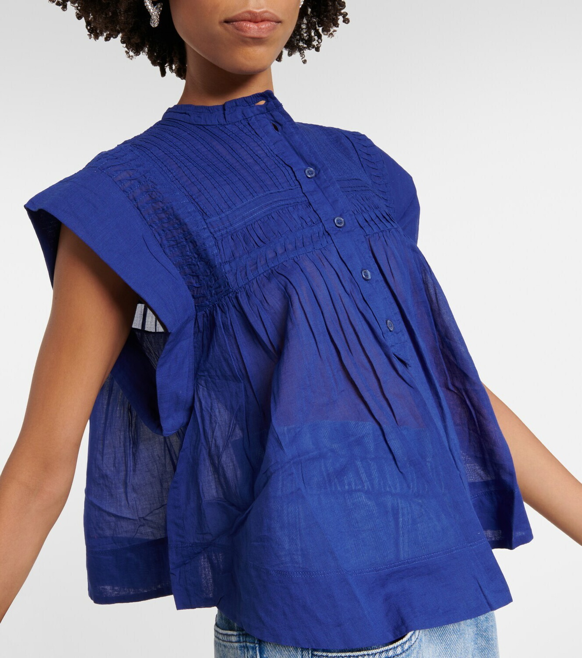 Marant Etoile Leaza cotton voile blouse Isabel Marant Etoile