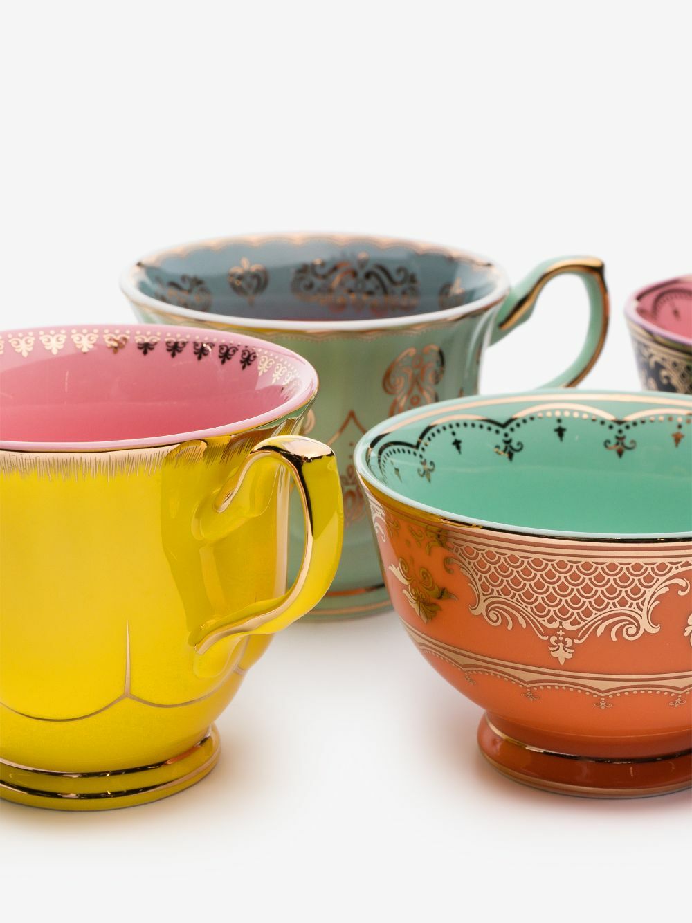 POLSPOTTEN Multicoloured Grandpa Tea Set POLSPOTTEN