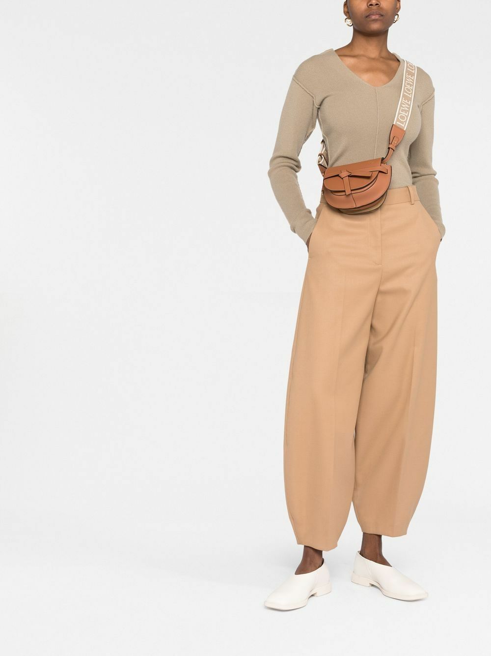 LOEWE - Mini Gate Dual Leather Crossbody Bag Loewe