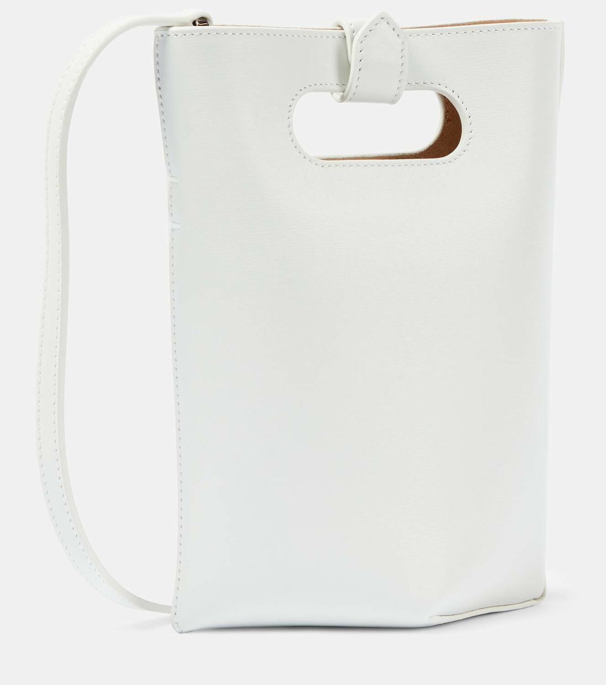 Alaïa Folded Small leather tote bag ALAÏA