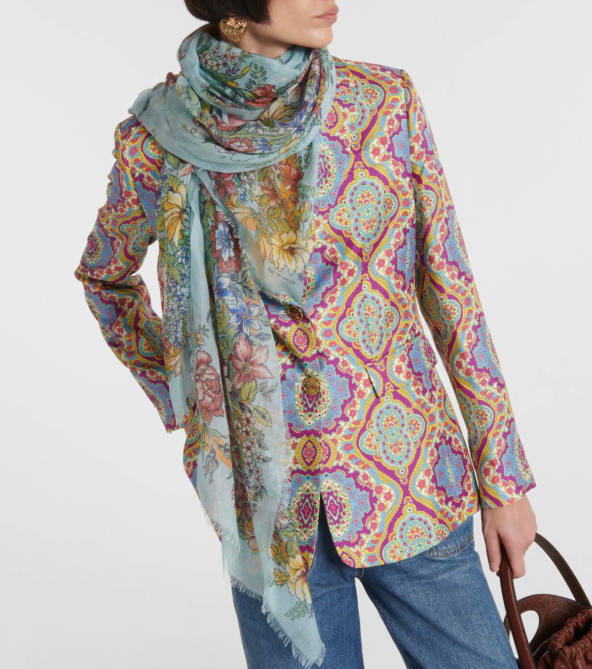 Etro Floral scarf Etro
