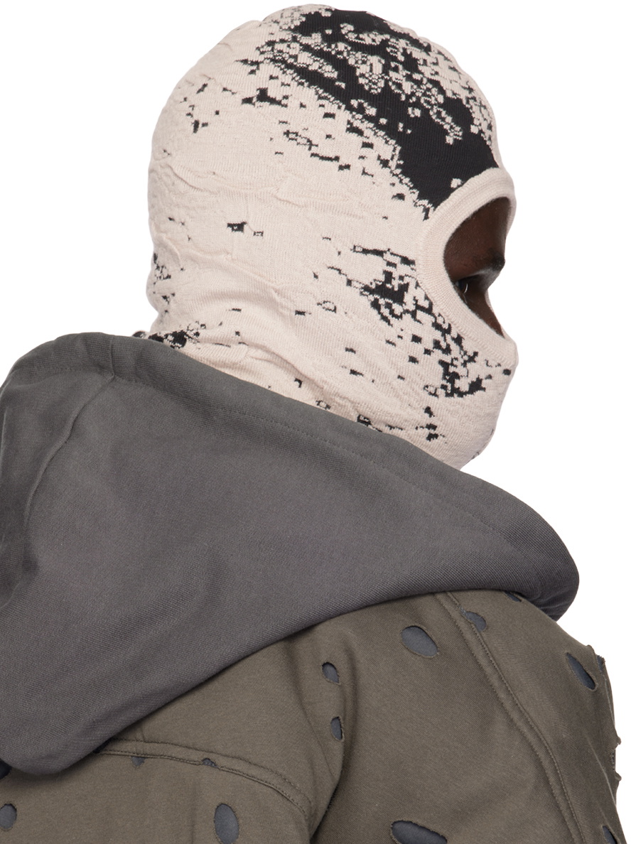 A-COLD-WALL* Beige & Black Composite Balaclava A-Cold-Wall*