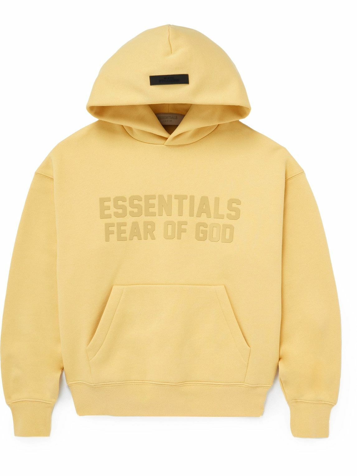 Fear of God Essentials Kids - Logo-Appliquéd Cotton-Blend Jersey Hoodie ...