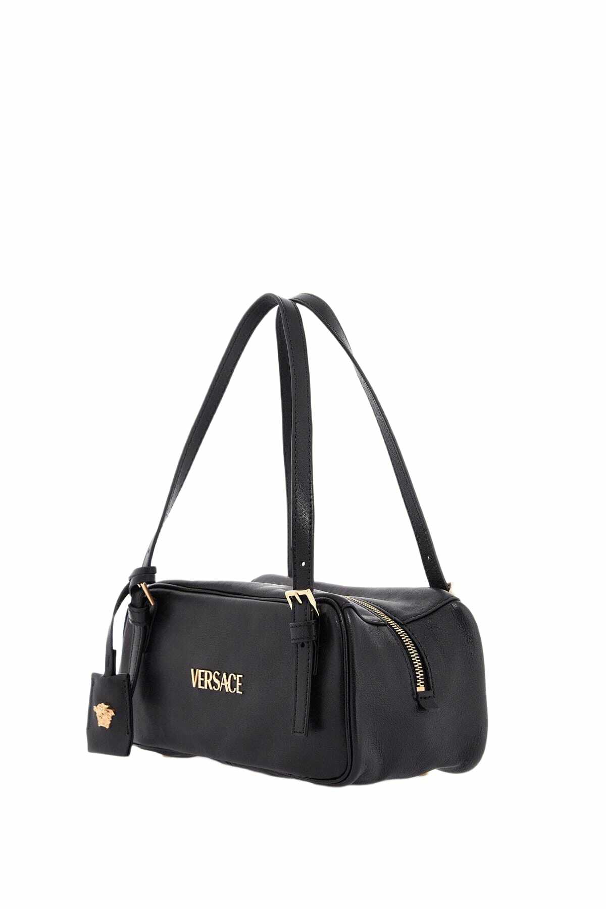 Versace Nappa Leather Bowling Bag Versace